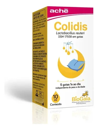 Colidis Suplemento Alimentar Em Gotas 10ml 0 A 6 Meses | Frete grátis