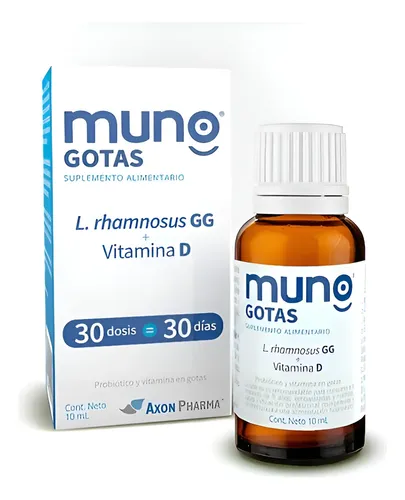 Muno Gotas Suplemento Alimentario Probiótico+vitamina Sin Sabor ...