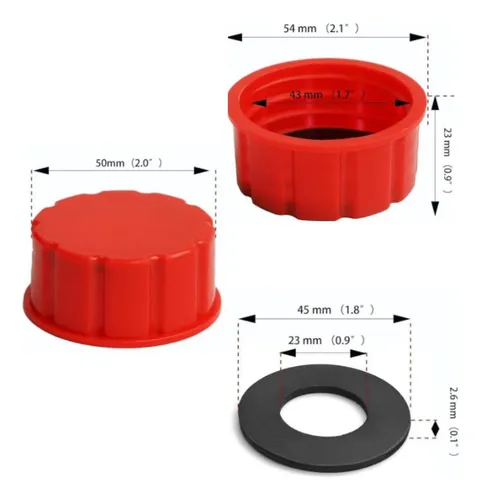 Plastic can caps store
