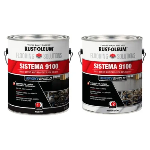 Pintura Epóxica Rust Oleum 9100 + Activador Inmersión Negro | Meses sin ... Pintura Epóxica Rust Oleum 9100 + Activador Inmersión Negro | Meses sin ...