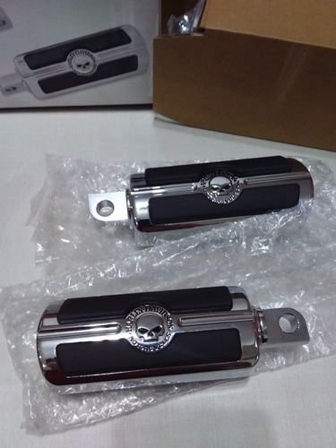Pedaleiras Harley Davidson Willie G Skull Originais 50370-04 ...