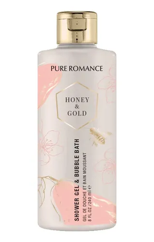 Shower Gel And Bubble Bath Honey And Gold Pure Romance Envío Gratis