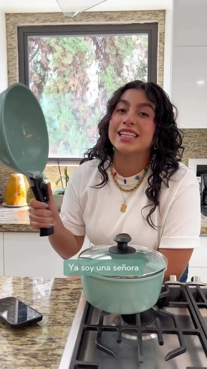 Set 10 Piezas - Jade Cook Smart + Cuchillos - Cv Directo Color Verde ...