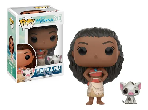 Disney Moana Boneco Pop Funko Moana E Pua #213 | Frete grátis