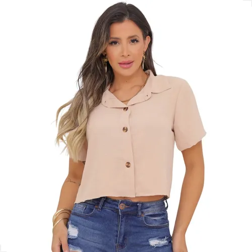 Blusa Feminina Tecido Duna Camisa Social Premium Moda Mercadolivre
