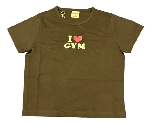 Gymshark I Heart Gym Baby T-shirt - Black | Envío gratis