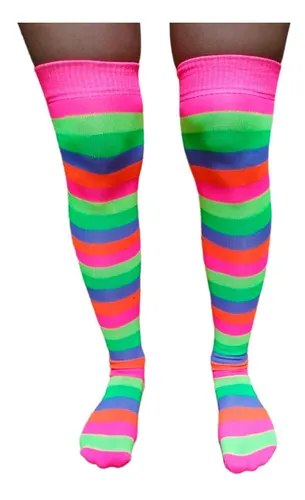 Medias Con Rayas Para Disfraces De Niños Y Niñas Halloween En Venta En