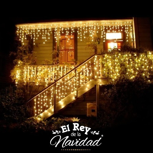 Serie Navideña Cascada 500 Leds 10 Metros Exterior Navidad Meses Sin