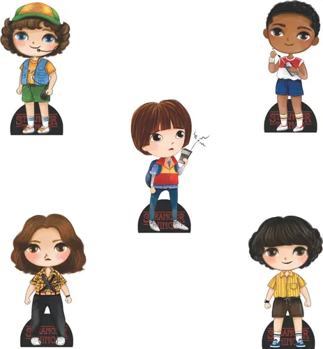 Kit Festa Stranger Things 5 Display Centro De Mesa Decoração | MercadoLivre Kit Festa Stranger Things 5 Display Centro De Mesa Decoração | MercadoLivre