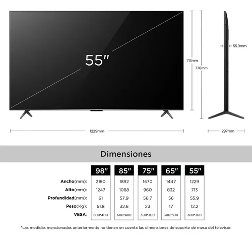 Televisor TCL 55' C6K Mini-led 4k UHD - Smart TV Google | Cuotas sin ...
