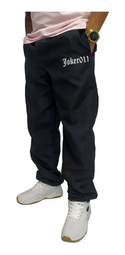Calça Jogger Joker Jok-012 Preta Skate Hip Hop Larga Top | Frete grátis Calça Jogger Joker Jok-012 Preta Skate Hip Hop Larga Top | Frete grátis