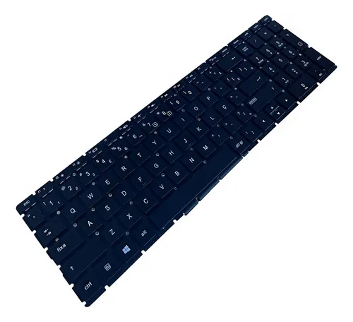 Teclado Portátil Hp 15 Bs Abnt2 Color Negro Mercadolibre