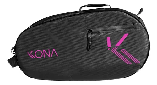 Raqueteira Beach Tennis Kona Basic Plus Preto E Rosa | Frete grátis Raqueteira Beach Tennis Kona Basic Plus Preto E Rosa | Frete grátis