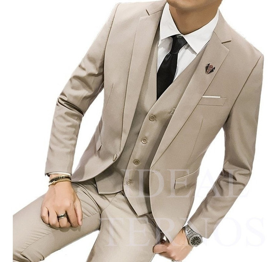 Terno Bege Masculino | MercadoLivre.com.br