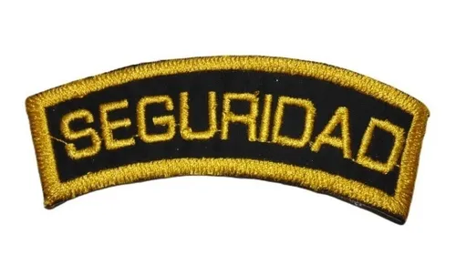 Parche (escudo) Bordado Termoadherible, Insignia Seguridad Parche (escudo) Bordado Termoadherible, Insignia Seguridad