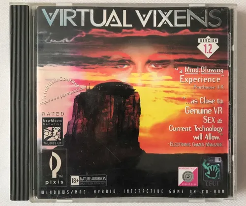 Virtual Vixens Interactive Sexy Pc Game Cd Rom 1999 Pixis Media Envío Gratis