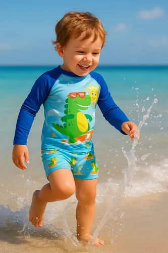 Roupa De Piscina Para Criança Kit Infantil Natação | MercadoLivre
