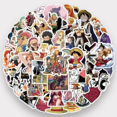 50 Stickers Calcomanias De One Piece / Dear Sasha | Cuotas sin interés