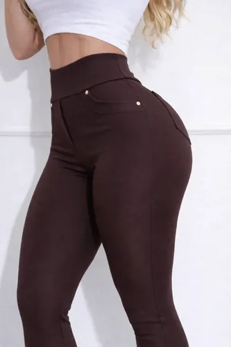 Calça Legging Com Bolso Cintura Alta Montaria Ponto Roma | MercadoLivre