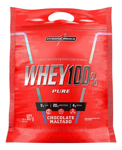 Whey 100 Pure Refil 907g Integralmédica Frete Grátis