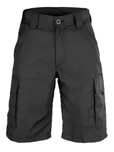 Bermuda Cargo Tática Masculina 6 Bolsos Poly Trilha Aventura