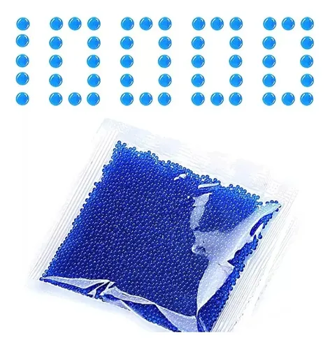 Munição Bolinhas De Gel Azul Arma Brinquedo 10000mil Orbeez Mercadolivre
