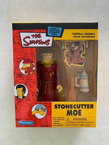 Los Simpsons Playmates Toy Fair Figura Stonecutter Moe | MercadoLibre