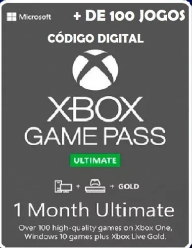Xbox Game Pass Ultimate 1 Mês Mercadolivre