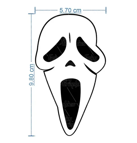 Calcomania Sticker Scream Caricatura Efx Moto Auto En Venta En Ecatepec