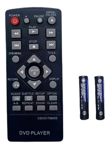 Controle Remoto Dvd Dp132 Dv361 Dp122 Similar Com Pilhas | MercadoLivre