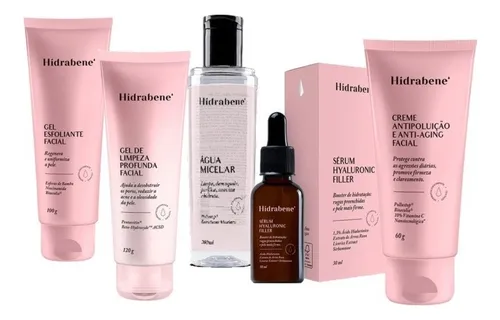 Kit Hidrabene - Kit de cuidado de la piel Hidrabene Completo Clareador ... Kit Hidrabene - Kit de cuidado de la piel Hidrabene Completo Clareador ...