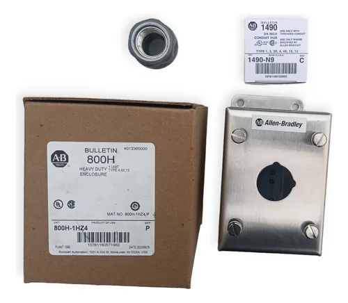 Allen Bradley 800h-1hz4 Enclosure Heavy Duty Type 4,4x,13 | Meses sin ...