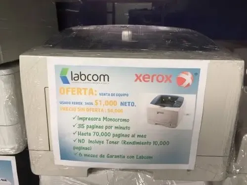 Impresora simple función monocromática Xerox Phaser 3435 | MercadoLibre