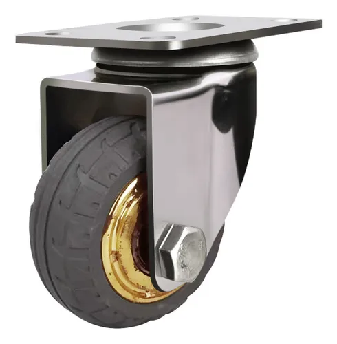 4 Inch Directional Wheel - 3 Stainless Steel Caster Wheels | MercadoLivre