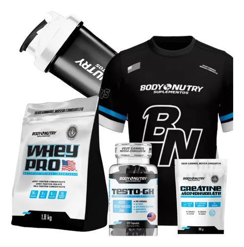 Kit Suplementos Para Treino Academia Whey Creatina Brindes Sabor