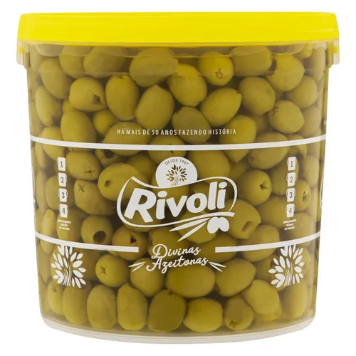 Azeitona Verde em Conserva sem Caroço Rivoli Balde 1,8kg | MercadoLivre Azeitona Verde em Conserva sem Caroço Rivoli Balde 1,8kg | MercadoLivre