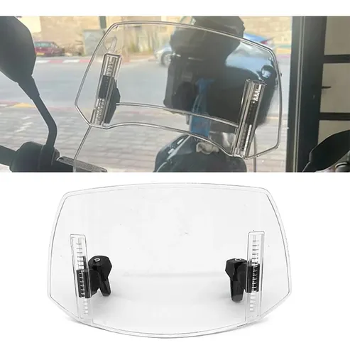 Extensor Ajustável De Para-brisa Para Moto, Transparente | MercadoLivre