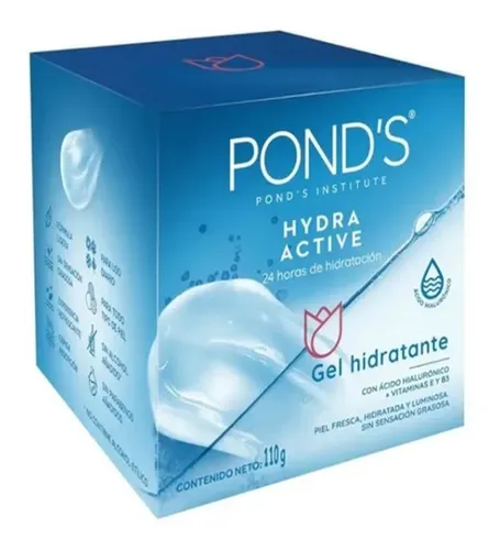 Ponds Hydra Active Gel Hidratante 110 G C ácido Hialurónico