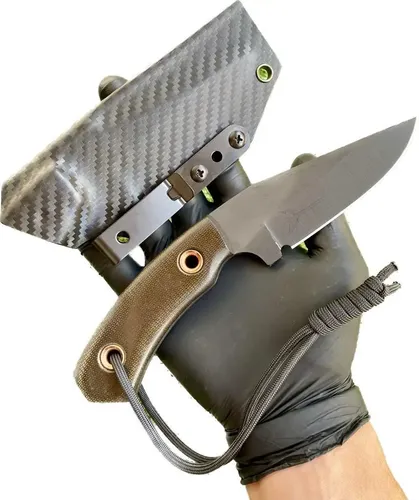 Faca Tática Combate Operador Valhalla Bainha Kydex Com Clip ...