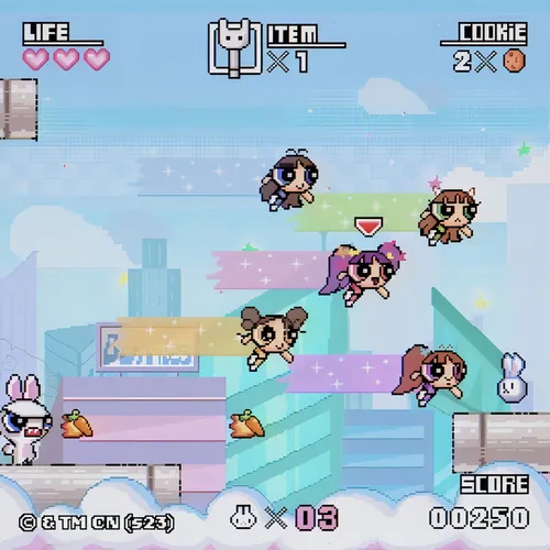 Newjeans 2nd Ep Get Up The Powerpuff Girls X Nj Box Ver Envío Gratis