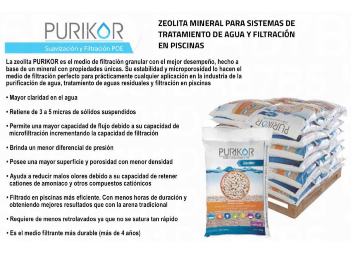 Zeolita Mineral Para Tratamiento De Agua Y Filtración 22 Kg Envío Gratis