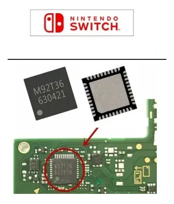 M92t36 Ic Chip Controlador Lite Norm Consola Nintendo Switch | MercadoLibre