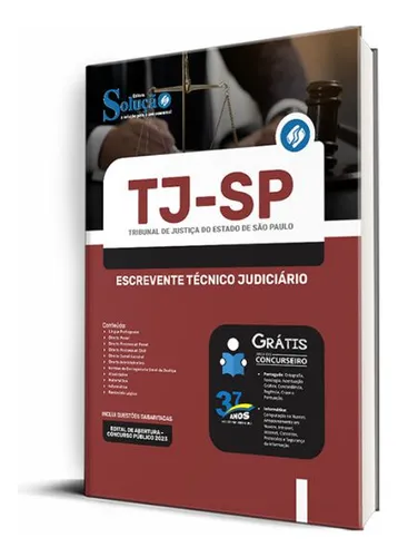 Apostila Tjsp 2023 Escrevente Técnico Judiciário | Parcelamento sem juros Apostila Tjsp 2023 Escrevente Técnico Judiciário | Parcelamento sem juros