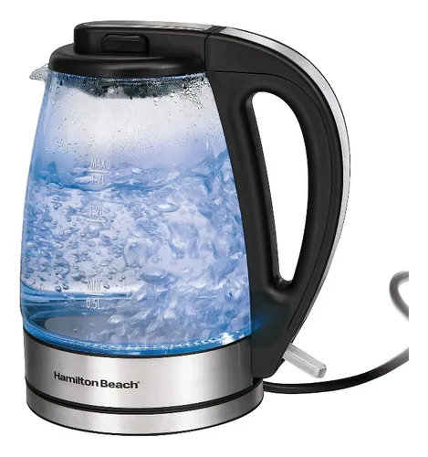 Tetera De Vidrio Eléctrica 1.7 Lts Hamilton Beach 40865