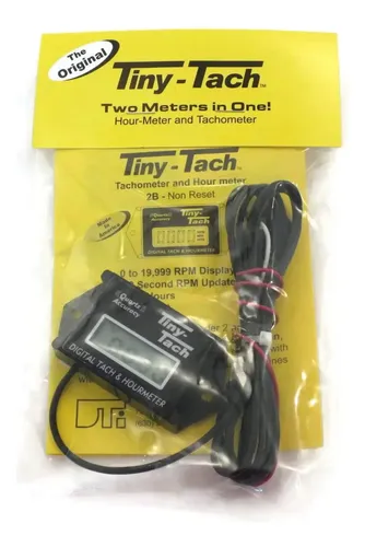 Tiny Tach Tt2b Digital Hour Meter Tacómetro W/soporte Para B | Envío gratis