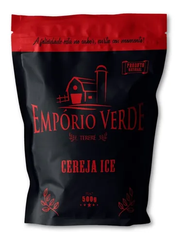Tereré Empório Verde Sabor Cereja Ice 500g Mercadolivre