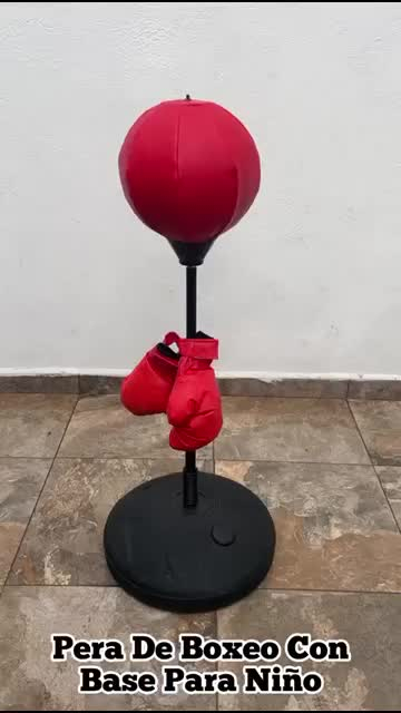 Pera De Boxeo Con Base Para Niño | Envío gratis