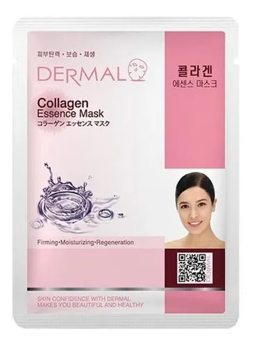 Mascarilla Coreana Dermal Colageno 25 Piezas 23g Envío Gratis