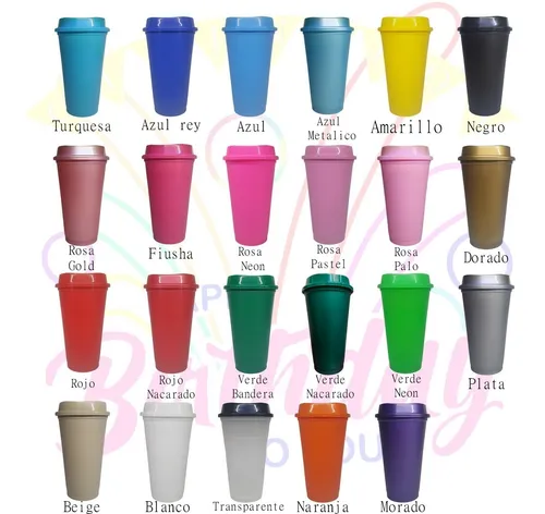Vaso Cafetero Personalizado 40 Pzas 16oz Corte Vinil En Venta En