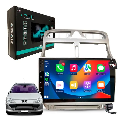 Central Multimídia Peugeot 307 Android 13 Rádio Carplay Gps Central Multimídia Peugeot 307 Android 13 Rádio Carplay Gps